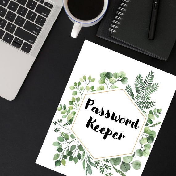Password Keeper Printable Password Tracker Template | Etsy