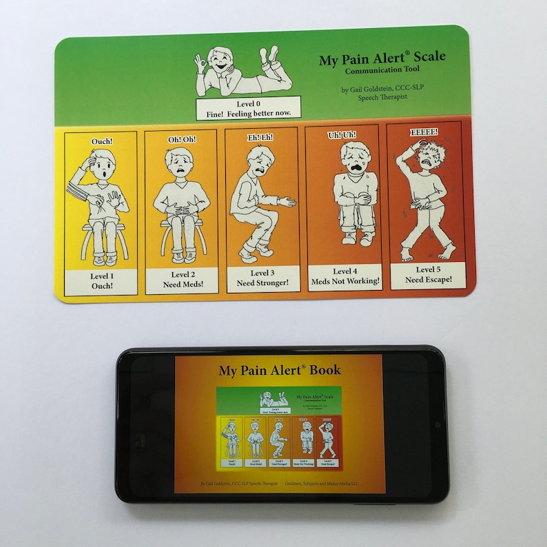 My Pain Alert Scale Card - Etsy