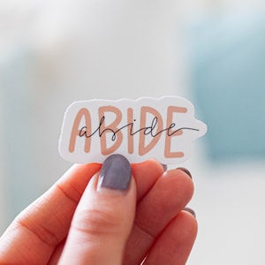 Abide - Etsy