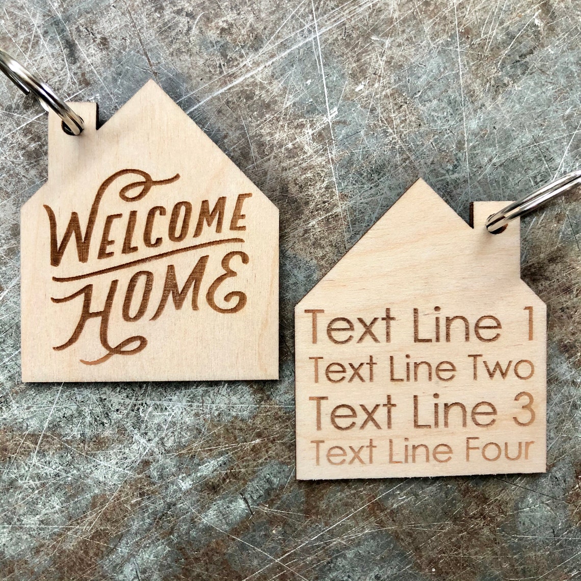 Bulk Realtor Closing Keychain Real Estate House Shaped | Etsy