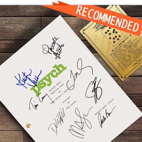 Shameless TV Show Script Signed Autograph Screenplay Card - Etsy