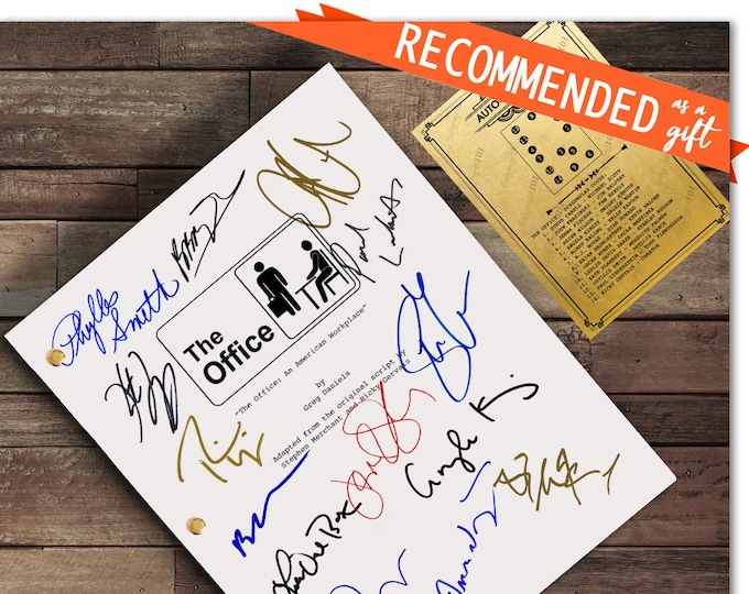 The Office TV Pilot Signed Script Autograph Screenplay Steve | Etsy