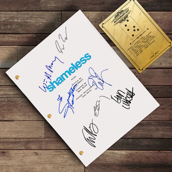 Shameless TV Show Script Signed Autograph Screenplay Card | Etsy Australia