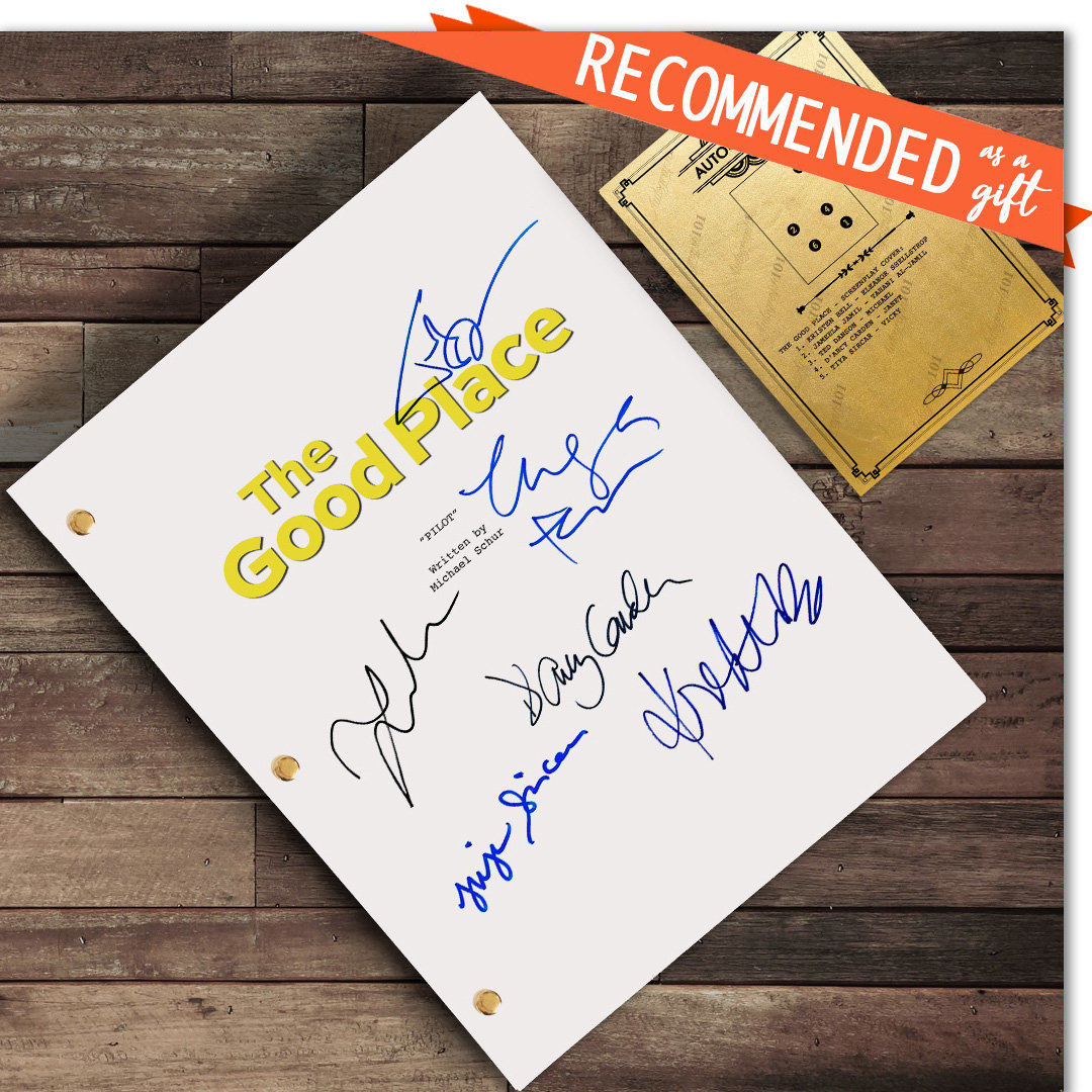 The Good Place TV Signed Script Autograph Screenplay Kristen | Etsy