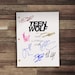 Teen Wolf TV Script Signed Autograph Card Scott Mccall - Etsy