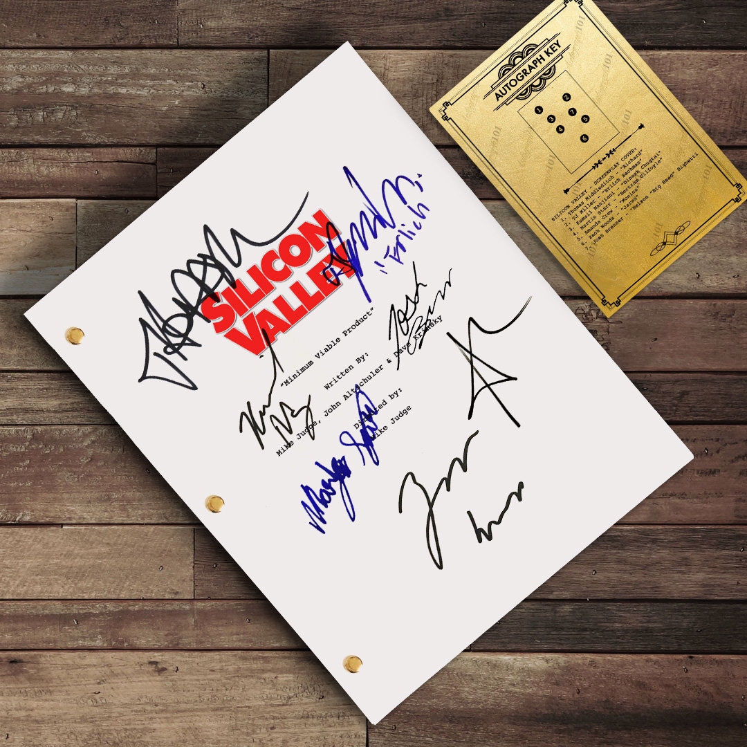 Silicon Valley TV Show Script Reproduction Autograph Screenplay Card ...