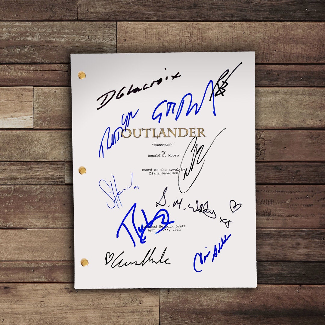 Outlander TV Signed Script Autograph Screenplay Caitriona - Etsy