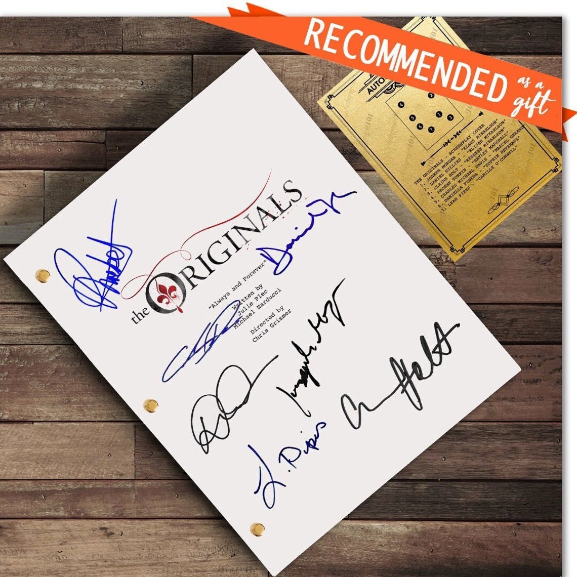 The Originals TV Show Signed Script Autograph Screenplay - Etsy