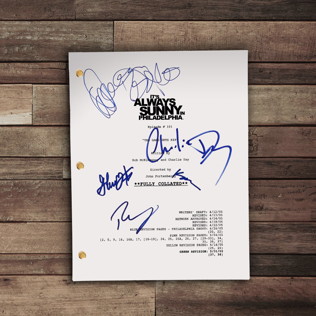 It's Always Sunny in Philadelphia TV Show Script Signed - Etsy