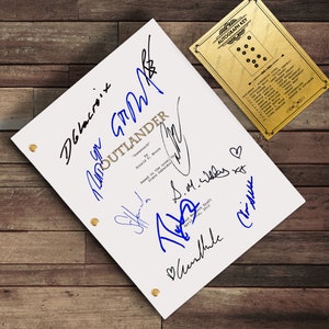 Outlander TV Signed Script Autograph Screenplay, Caitriona Balfe, Sam ...