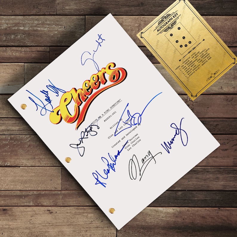 Cheers 1980s TV Signed Script Autograph Screenplay Ted - Etsy