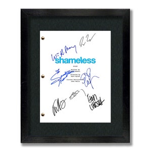 Shameless TV Show Script Signed Autograph Screenplay Card William H ...