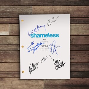 Shameless TV Show Script Signed Autograph Screenplay Card William H ...