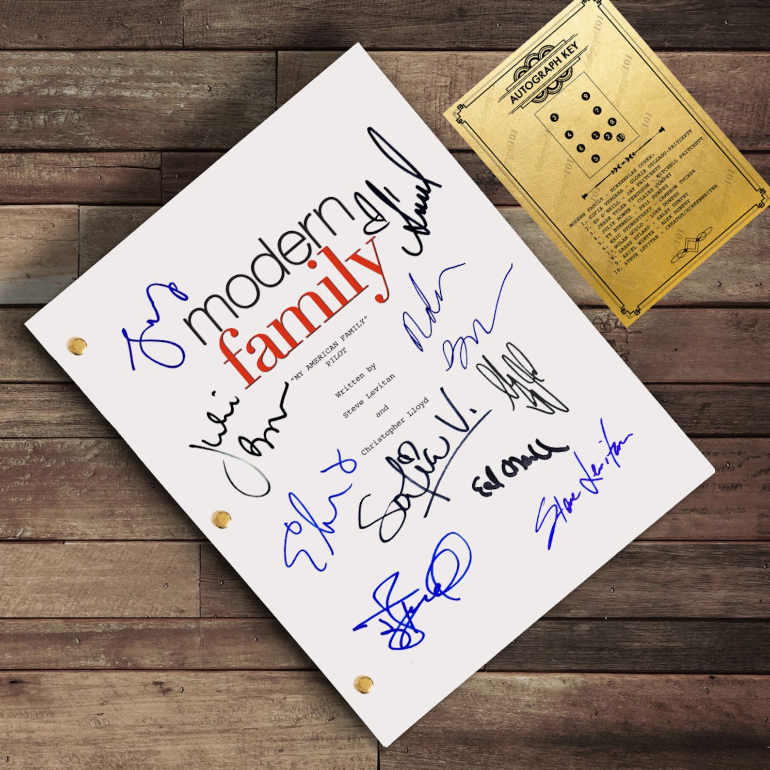 Modern Family TV Signed Script Autograph Screenplay Sofia | Etsy