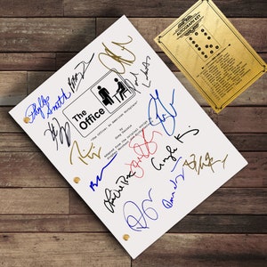 The Office TV Pilot Signed Script Autograph Screenplay - Steve Carell ...