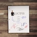 Lucifer TV Script Signed Autograph Card Lucifer Morningstar, Chloe ...