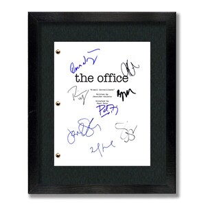 The Office TV Show Script Signed Autograph Screenplay Card Steve Carell ...