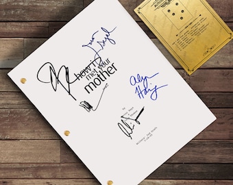 Script Pilot How I Met Your Mother Autographed Tv Series Neil Patrick ...