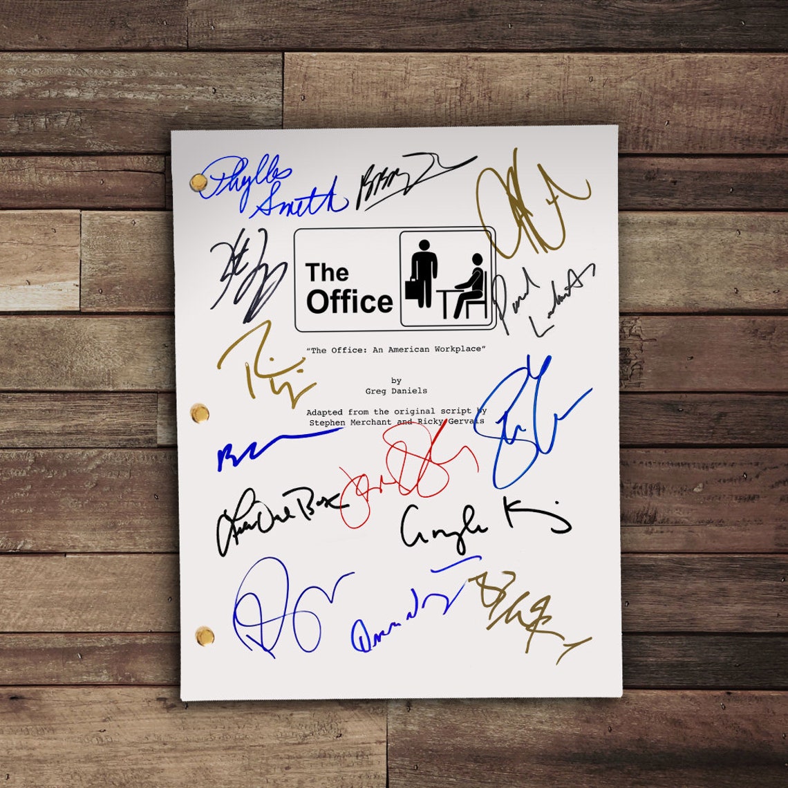 The Office TV Pilot Signed Script Autograph Screenplay | Etsy