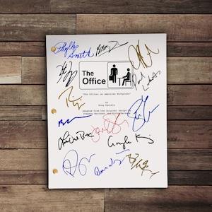 The Office TV Pilot Signed Script Autograph Screenplay - Steve Carell ...