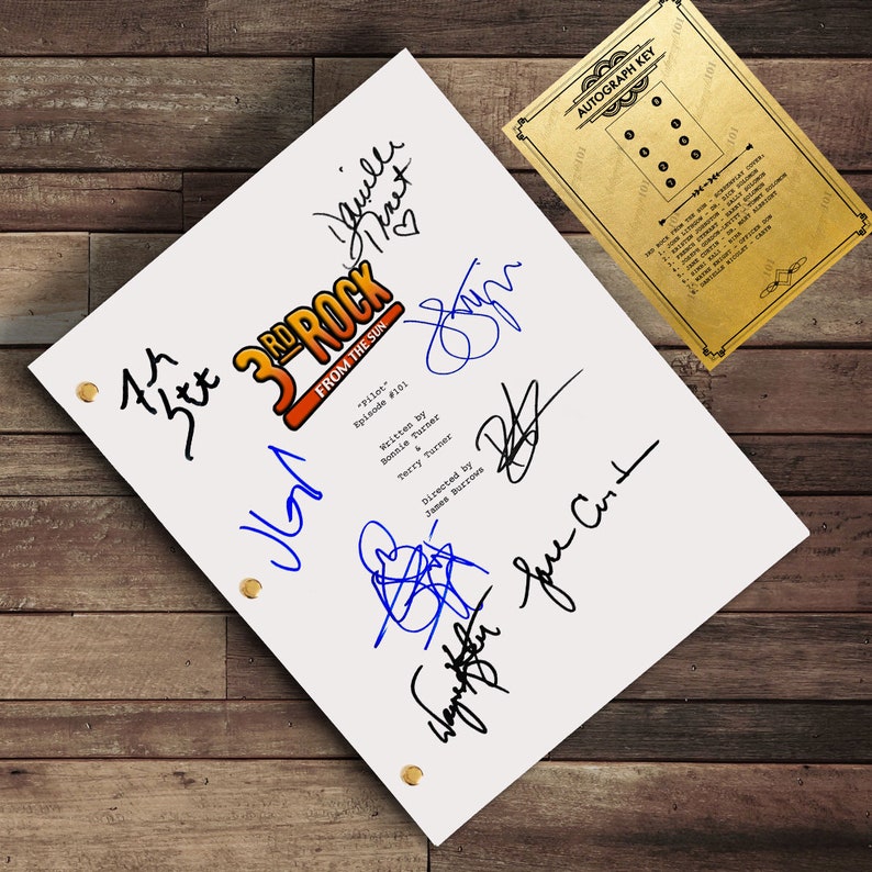 3rd Rock From the Sun TV Signed Script Autograph Screenplay - Etsy