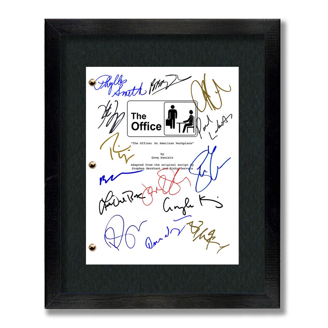 The Office TV Pilot Signed Script Autograph Screenplay Steve - Etsy