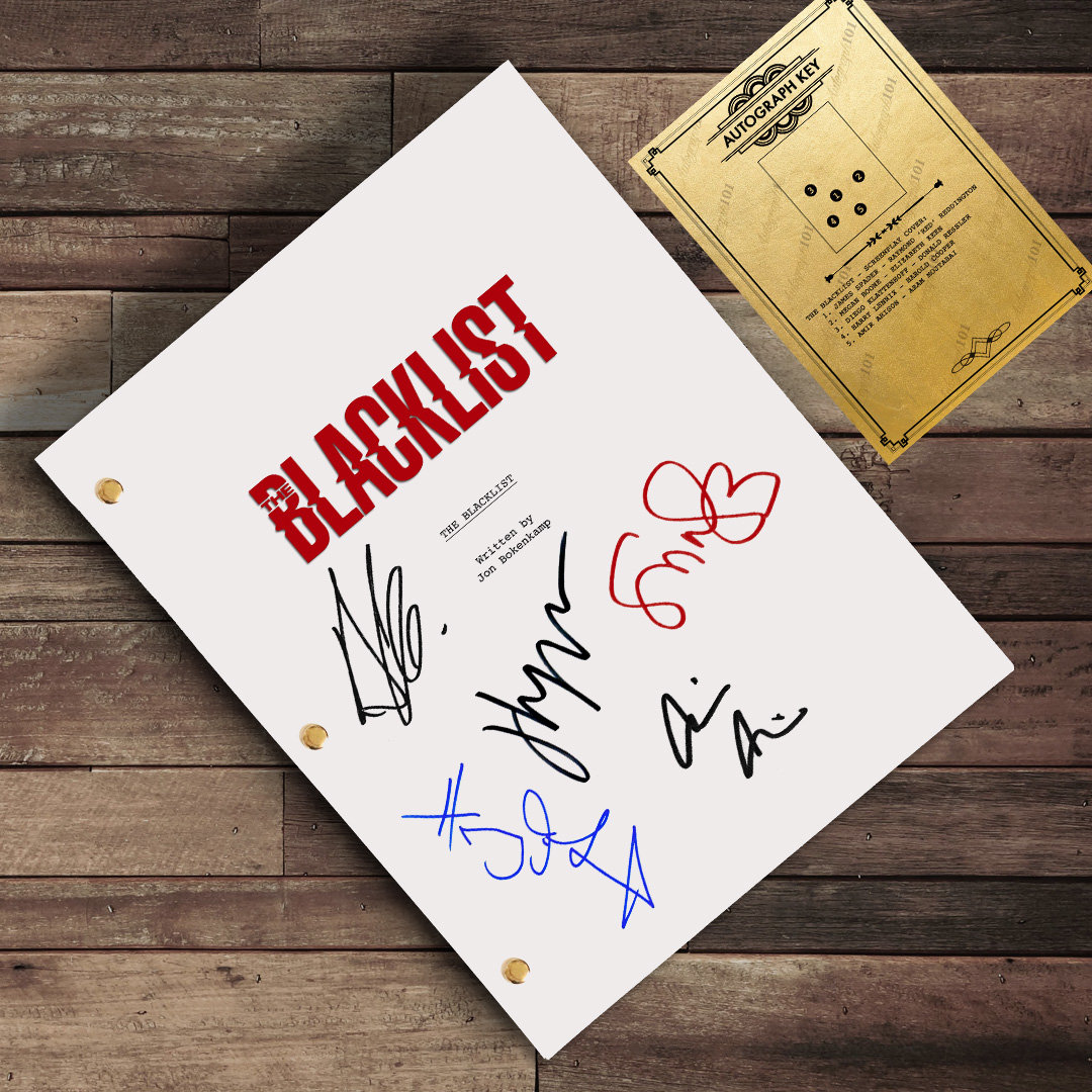 The Blacklist TV Signed Script Autograph Screenplay James - Etsy UK