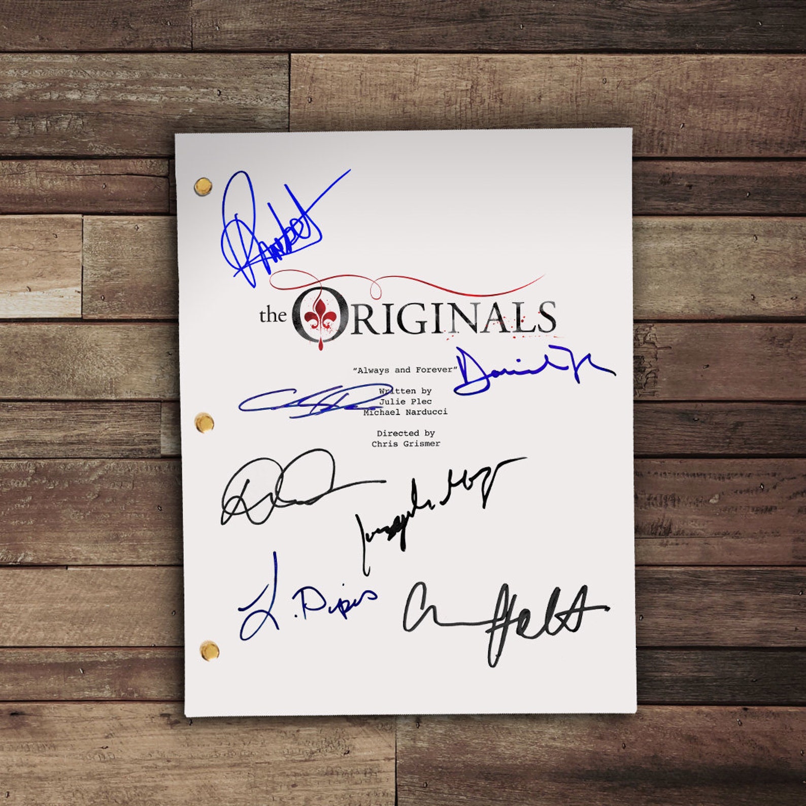 The Originals TV Show Signed Script Autograph Screenplay - Etsy