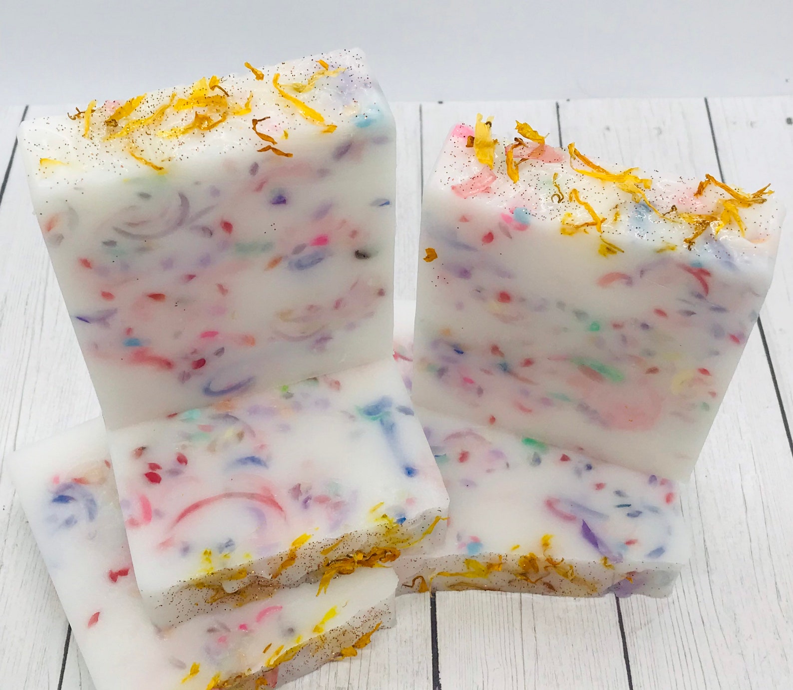 Confetti Goatsmilk Soap Goatsmilk Soap Bar Colorful soap | Etsy