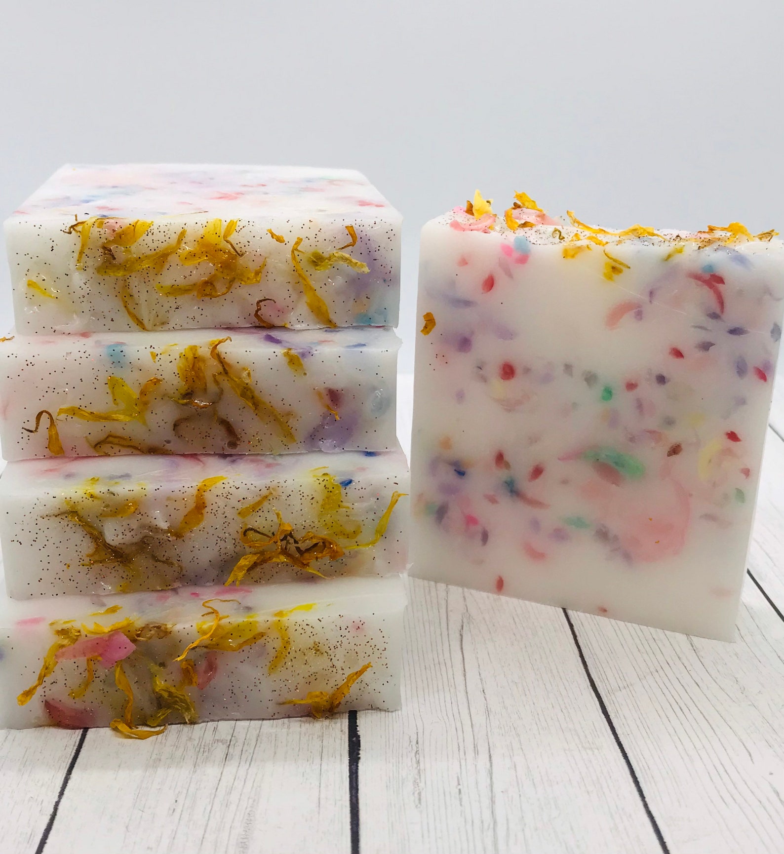 Confetti Goatsmilk Soap Goatsmilk Soap Bar Colorful Soap - Etsy