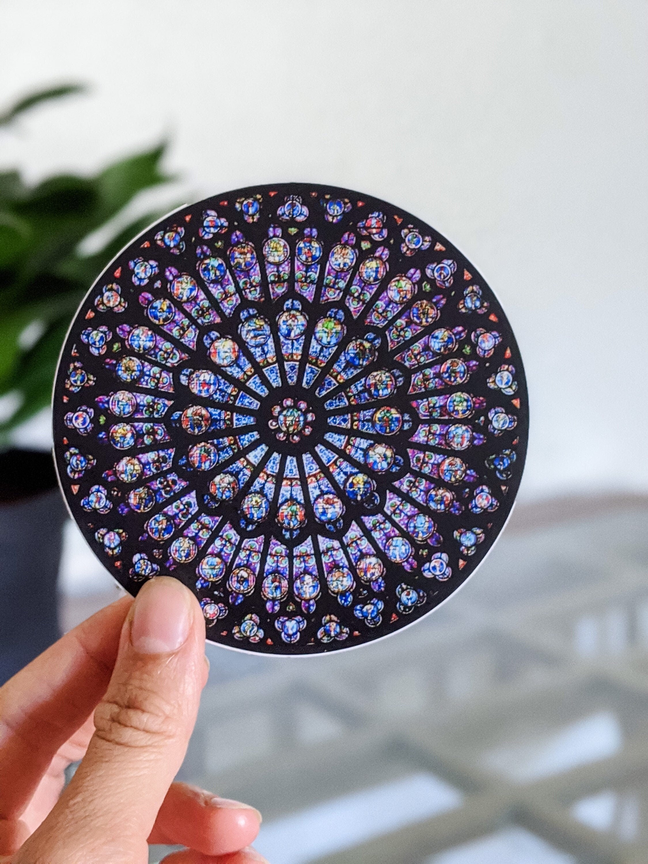 Rose Window of Notre Dame Laptop Sticker Vinyl Decal - Etsy