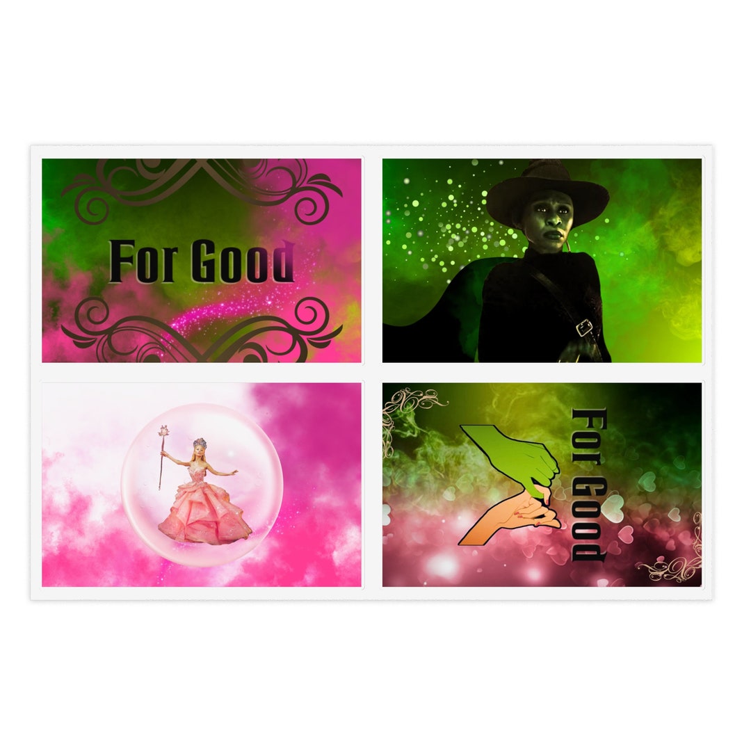 Wicked the Film Sticker Sheets - Etsy