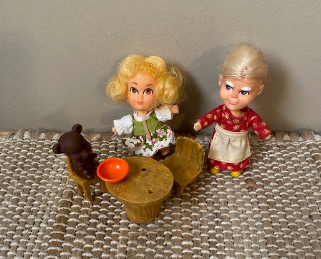 Storykins Goldilocks and Table/old Mother Hubbard - Etsy