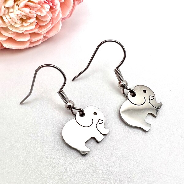 Elephant Earrings - Etsy