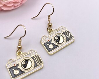 Camera Earrings - Etsy
