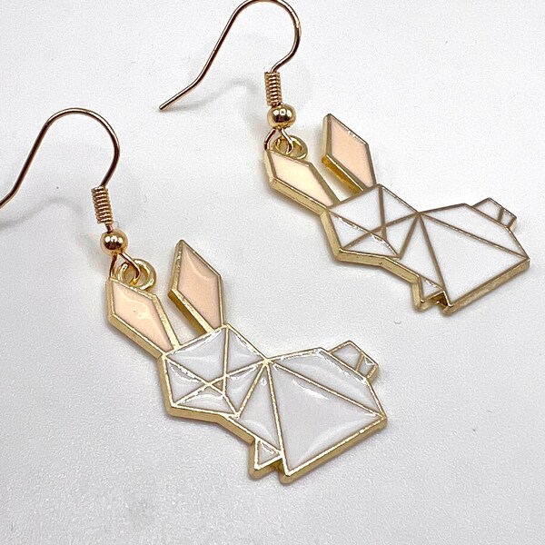 Geometric Rabbit - Etsy