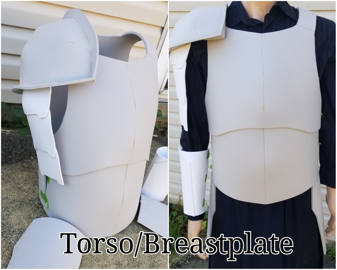 Basic Medieval Armor Pattern for Foam | Etsy
