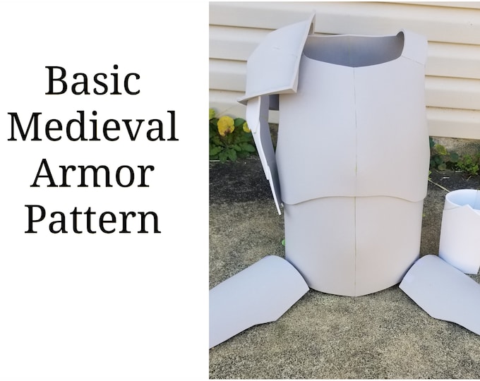 Basic Medieval Armor Pattern for Foam - Etsy
