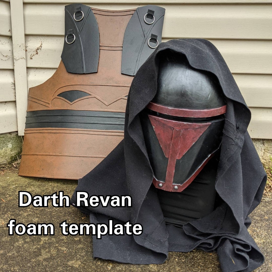 Darth Revan Foam Patterns for Mask and Armor/vest - Etsy