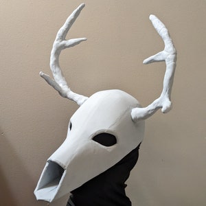 Deer Skull Wendigo Mask Pattern for Foam - Etsy