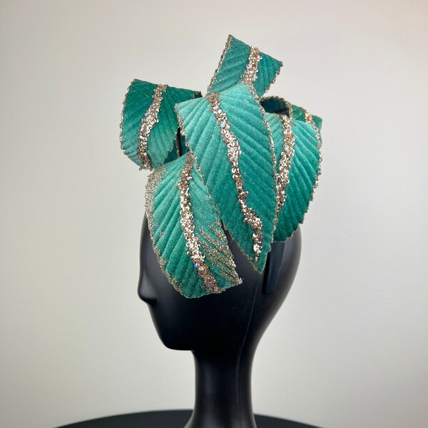 Teal Fascinator - Etsy