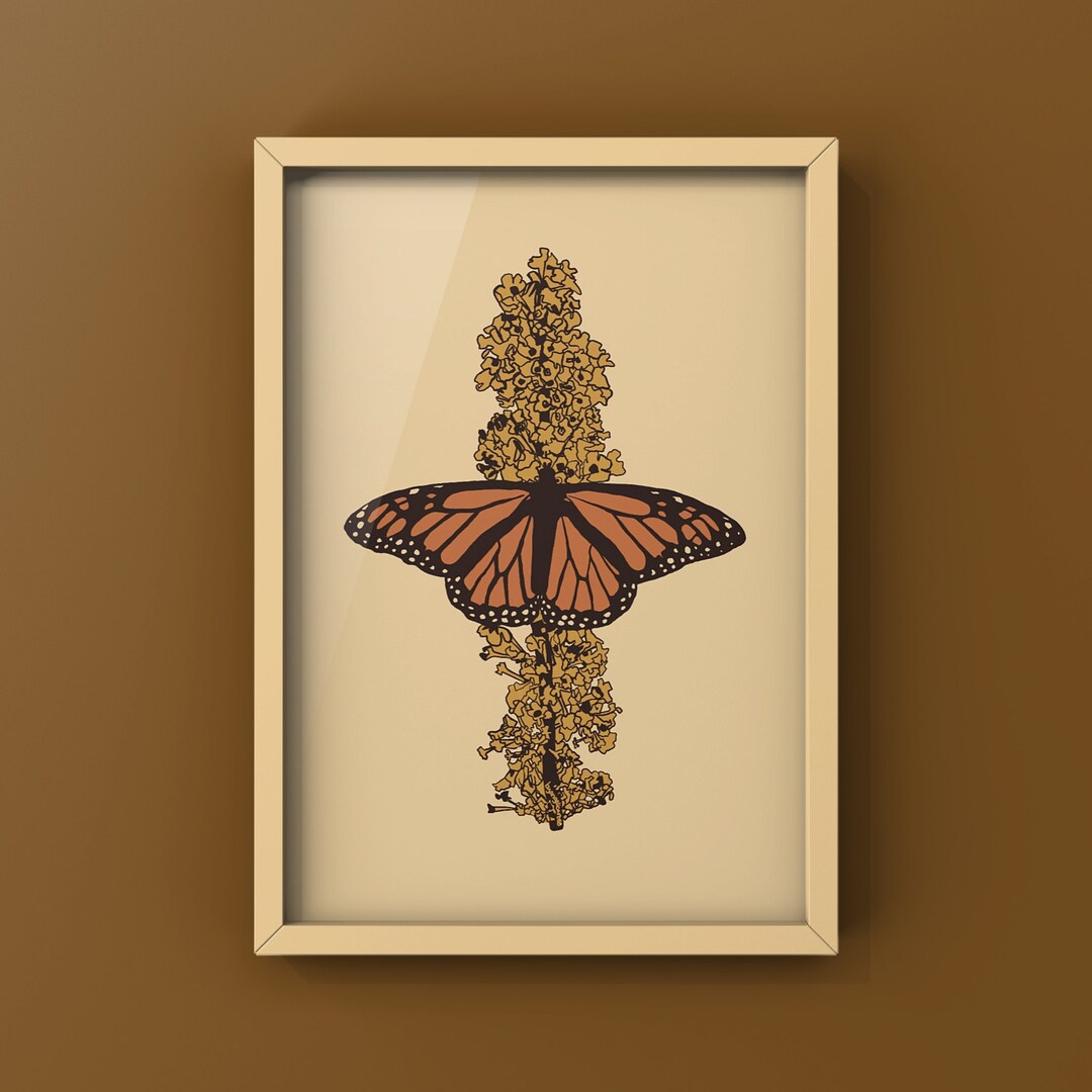 Digital Download Butterfly Print, Nature Decor, Butterfly Wall Art ...