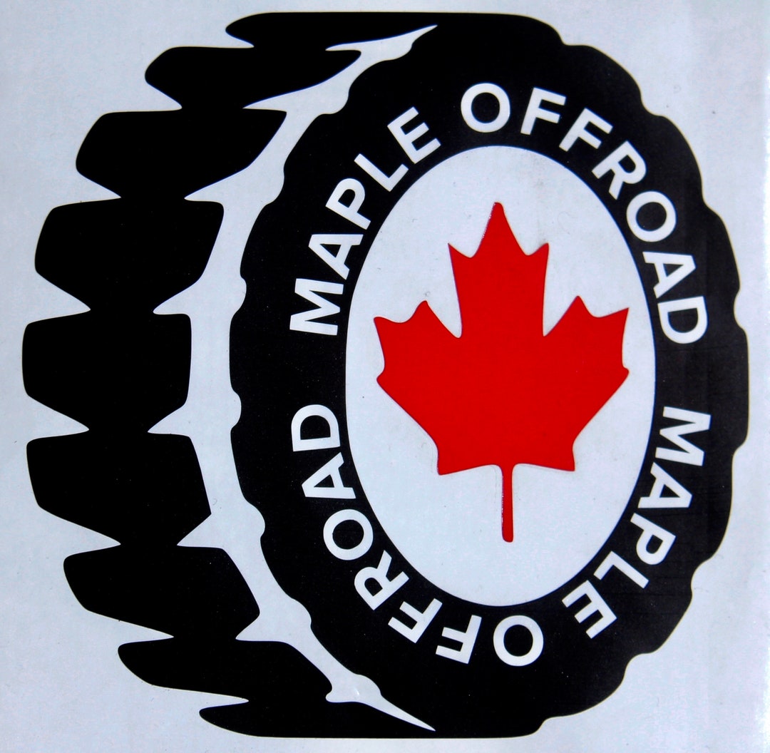 Maple Offroad Black Tire Logo Vinyl Decal - Etsy