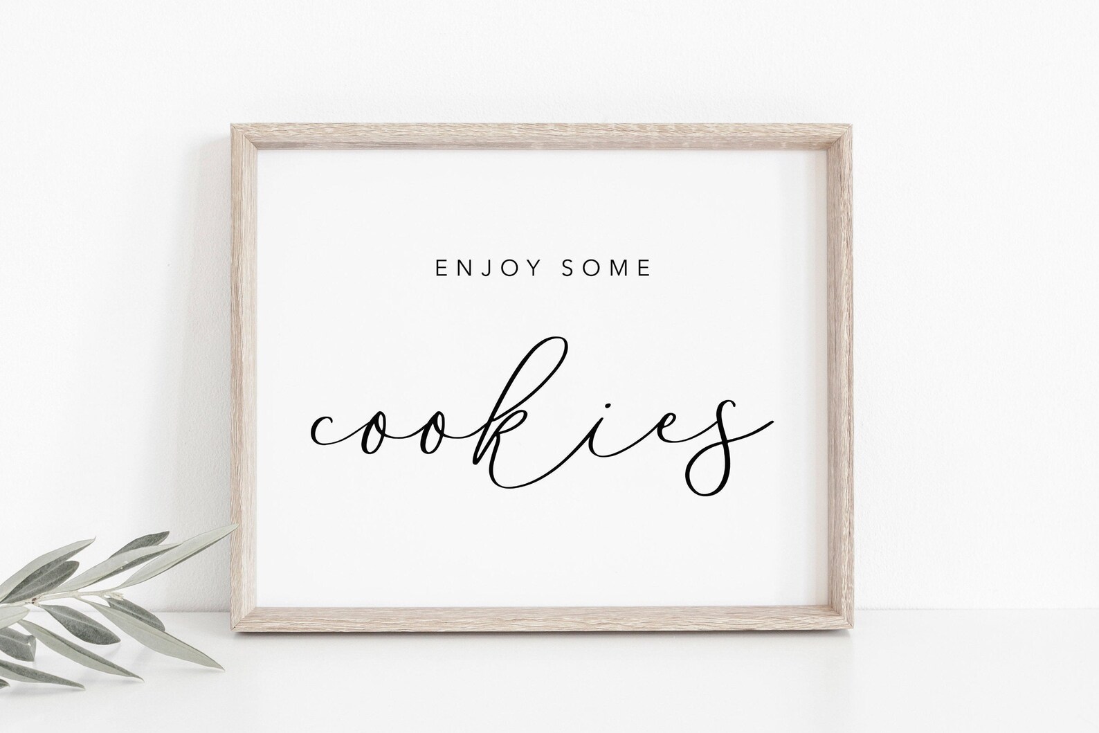 Enjoy Some Cookies. Cookie Bar Sign. Wedding Cookie Table Sign. Cookie ...