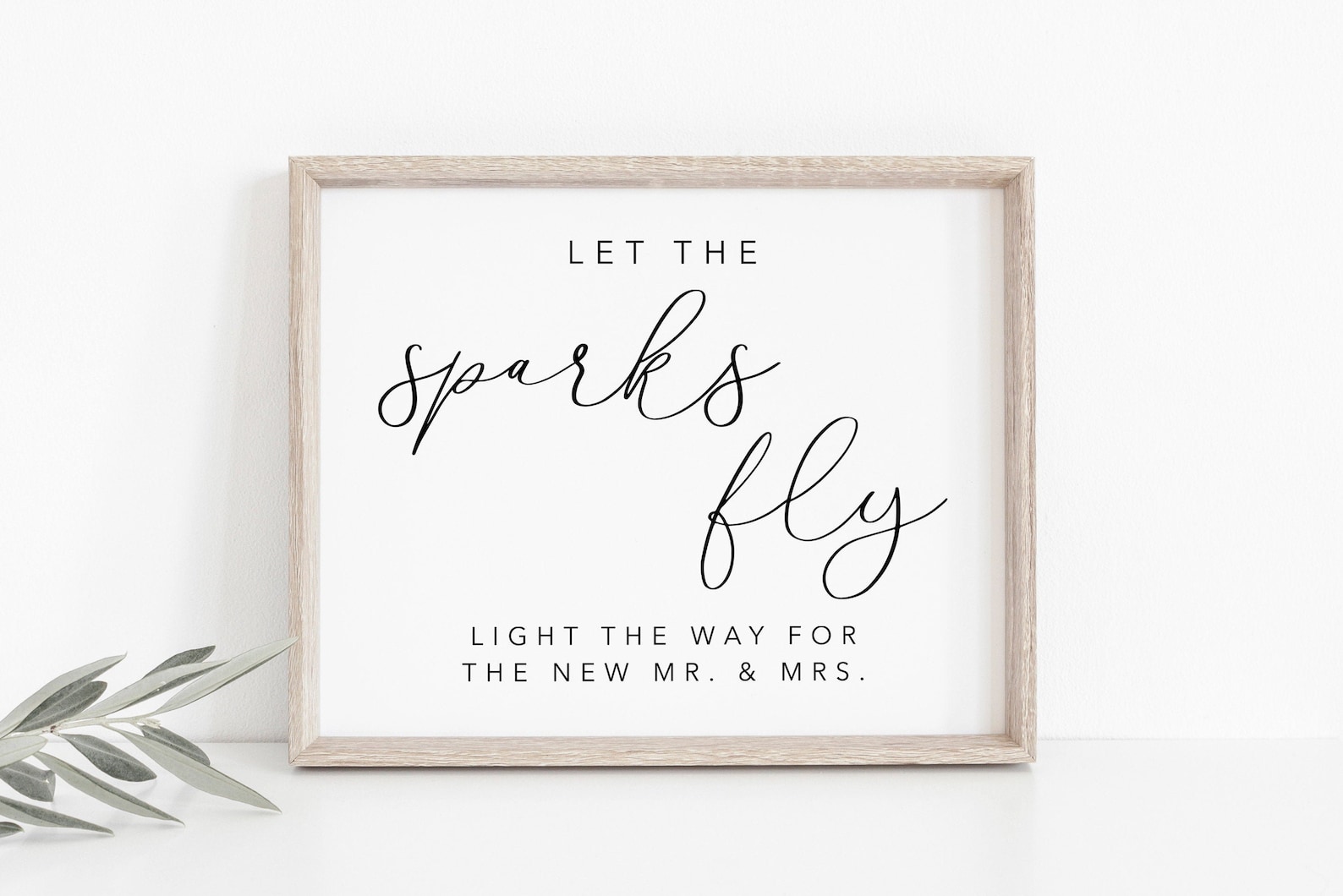 Let the Sparks Fly Sign. Wedding Sparkler Sign. Wedding Signs. | Etsy