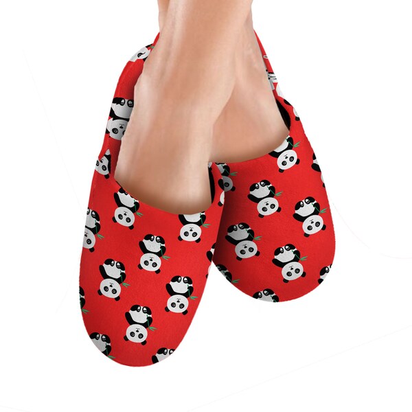 Panda Slippers - Etsy