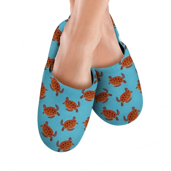 Turtle Slippers - Etsy