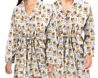 Pug Bathrobe - Etsy