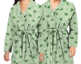 Frog Print Robe - Etsy
