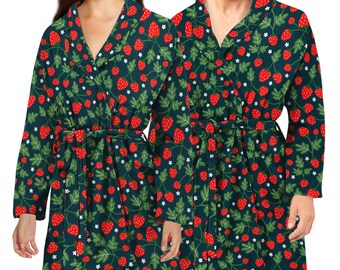 Strawberry Pattern Robe - Etsy